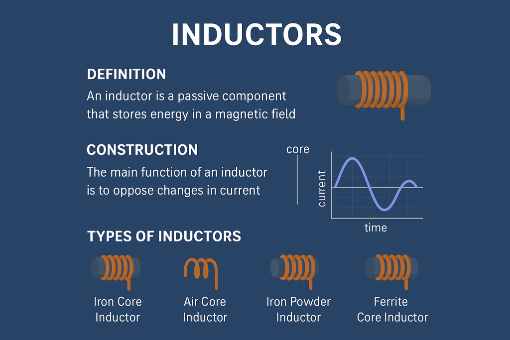 Inductors: Definition, Function, Types, and Working Explained